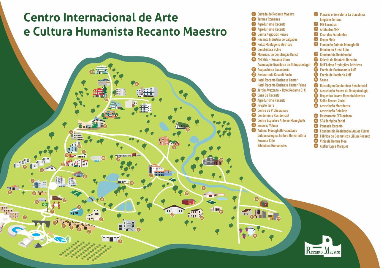 Mapa do Recanto Maestro – www2.faculdadeam.edu.br